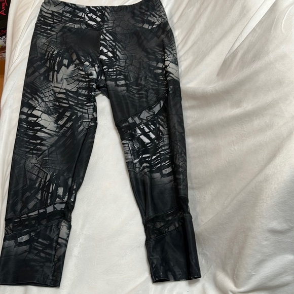 Bally | Pants & Jumpsuits | Fitness Capri Pants With Palm Tree Designs ...